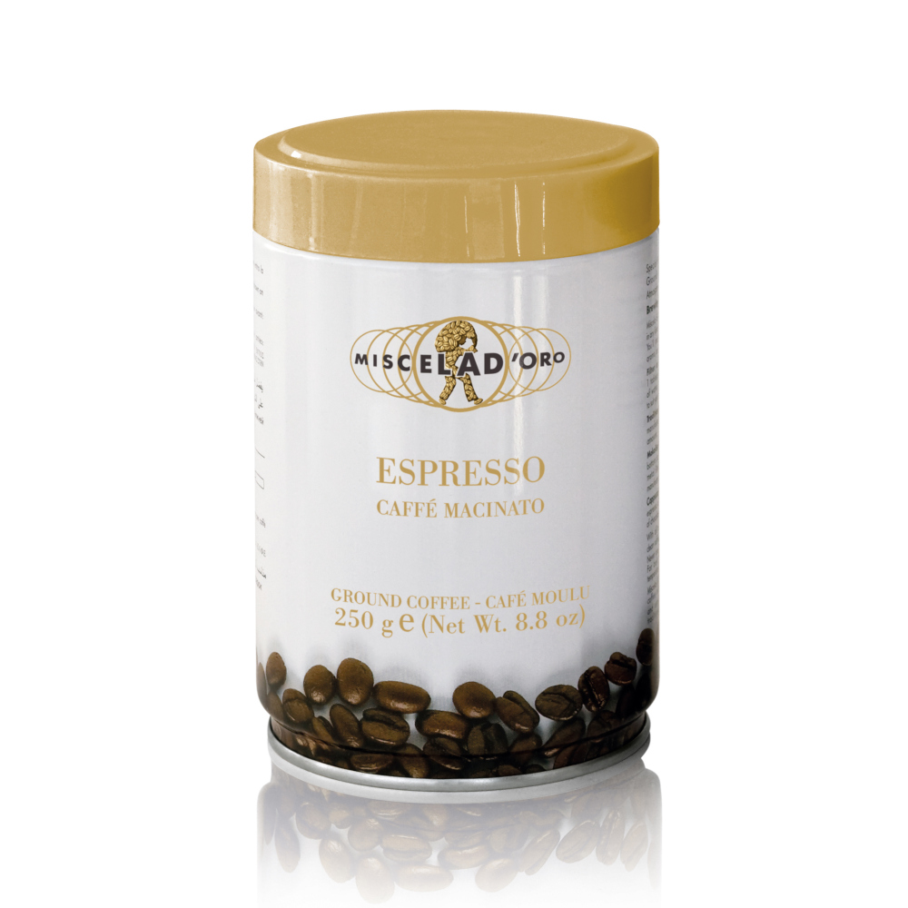 Caffe Macinato Ground Espresso [8.8 oz. can] | Miscela d'Oro USA