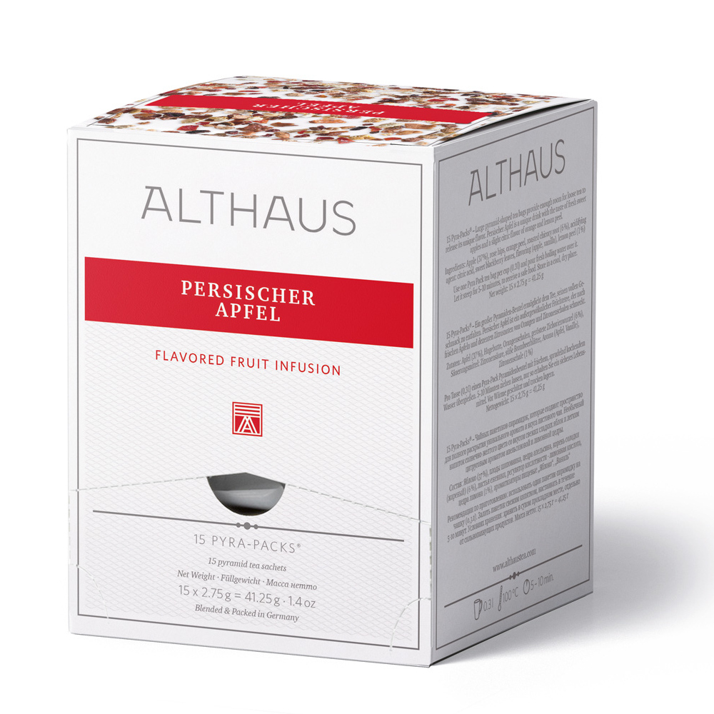 Althaus Persischer Apfel Tea Bags [15/box] | Miscela d'Oro USA