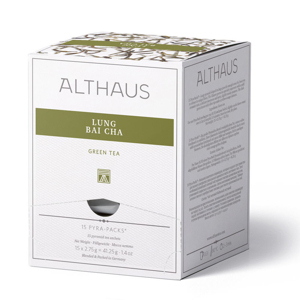Althaus Lung Bai Cha Tea Bags [15/box] | Miscela d'Oro USA